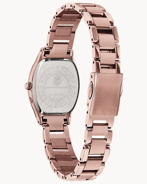 Citizen Xc Eco-Drive Pink Gold White Dial Titanium Watch Citizen Xc Eco-Drive Pink Gold White Dial Titanium Watch